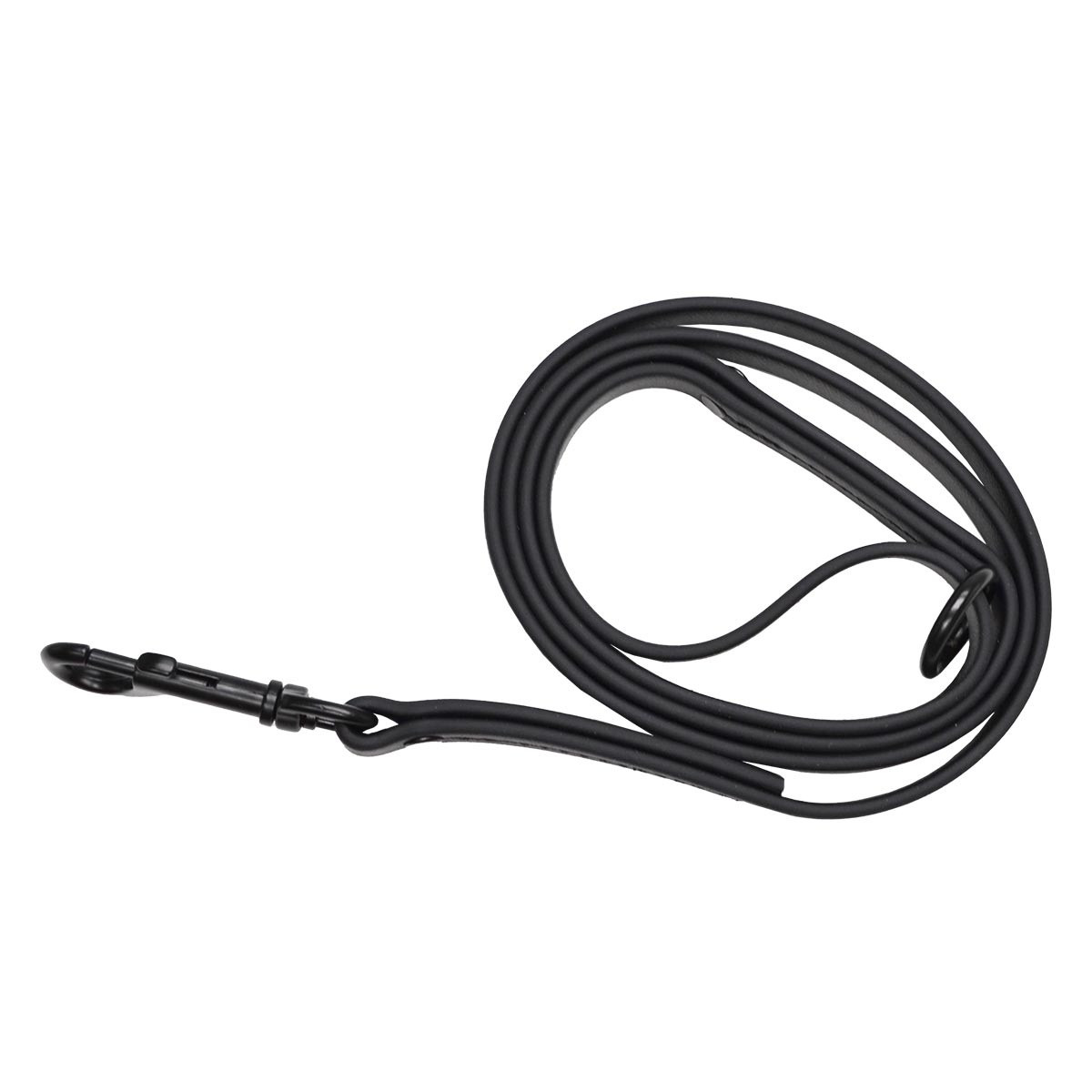 Black Standard Biothane Leash w/ O-Ring | K9 Training Lead | American ...