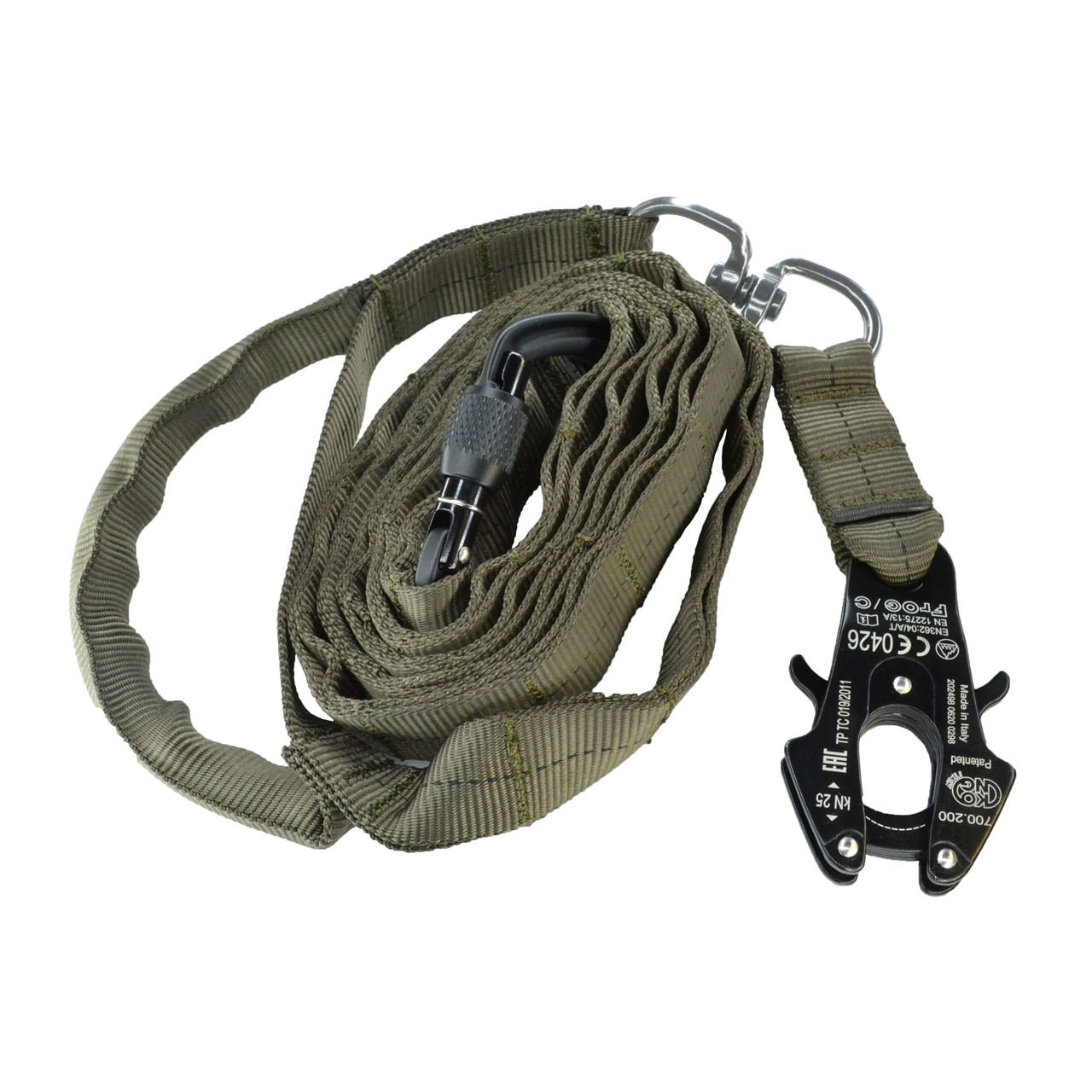 Nylon Adjustable Service Dog Leash with Frog Clip - Ray Allen Manufacturing