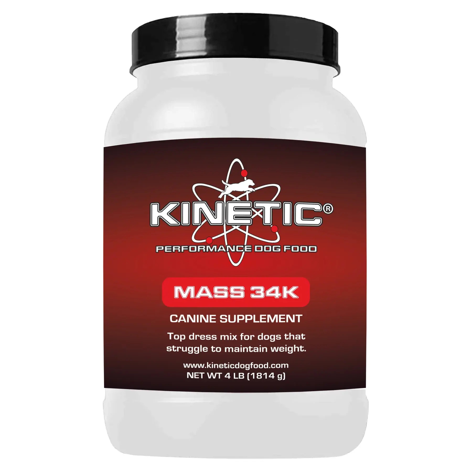 KINETIC Mass 34k Canine Supplement | Weight Gain Support | Formulated ...