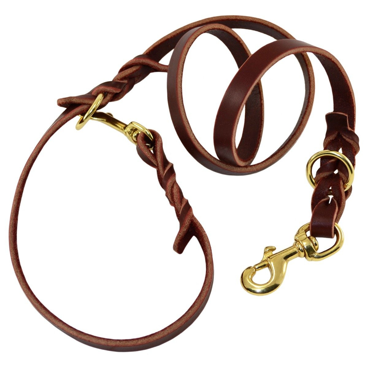 Convertible Service Dog Leash | Multipurpose Leather - Ray Allen ...