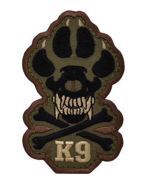 K9 Patch | Skull and Crossbones Morale Patch - Ray Allen Manufacturing