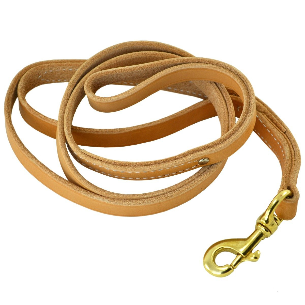 Double Handle Leather Leash | K9 Training | Multi-Purpose Lead