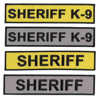 Embroidered Law Enforcement ID Panels | K9 Identification Patches