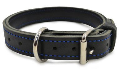 Blue Line Leather Agitation Collar | Police K9 Handlers| Working Dog ...