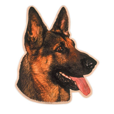 Dog Head Decals | Dog-On-Board Display | Vehicle K9 Stickers