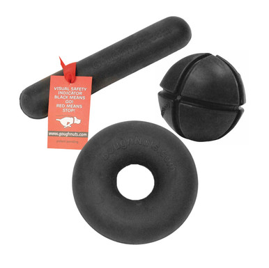 Goughnuts Black Toys | Durable Chew Toy | Interactive Dog Reward