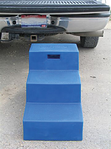 3 Step Horse Mounting Block - Best Source High Country Plastics