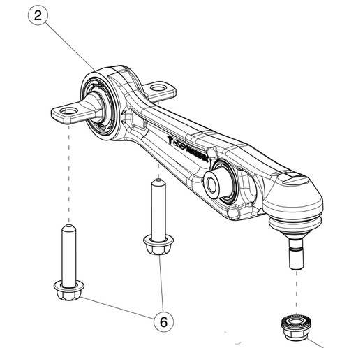 Tesla Model 3 Front Lower Lateral Link Assembly (2), LEFT or RIGHT ...