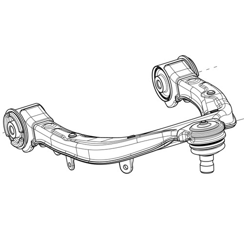 Tesla Model 3/Y Front Upper Control Arm Assembly (3), LEFT HAND ...