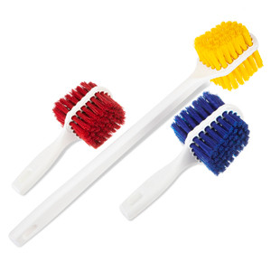 Double Sided Hygienic Scrub Brush Flat/Angled - Justman Brush Company