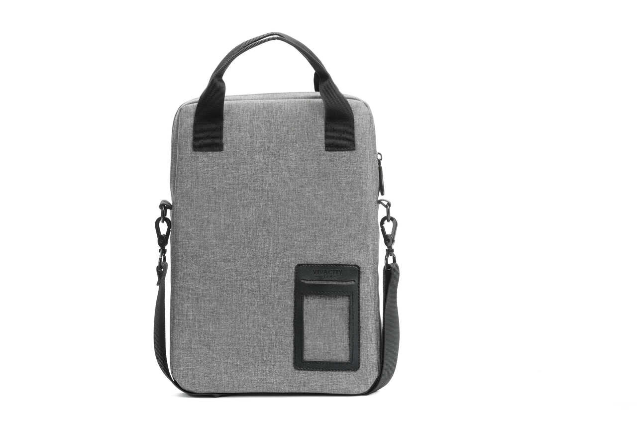 Vivacity Tech Guardian Vertical Sleeve With Pouch - 14in - Grey