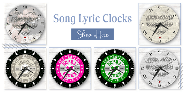 Song Lyric Prints & Canvas