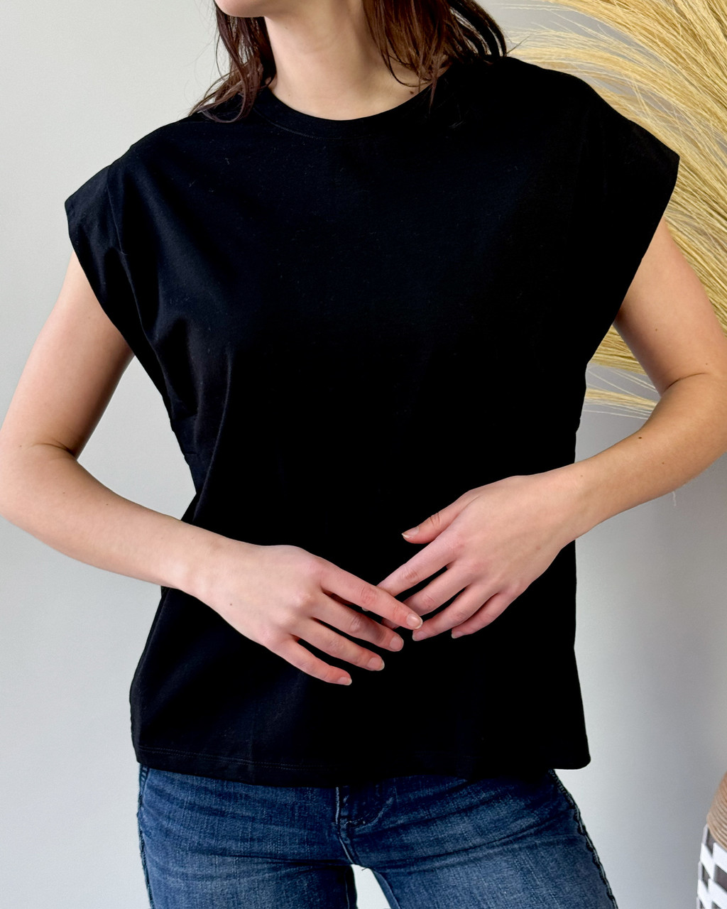 Cotton Shoulder Flair Top - Banyan Tree