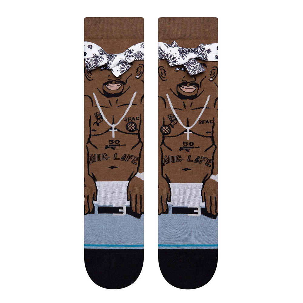 tupac socks stance