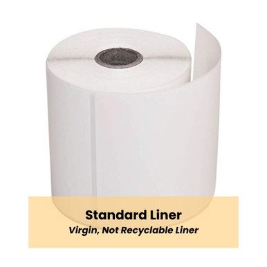 High Tack, Direct Thermal Label Standard Liner | 4" x 6" | 250 Labels