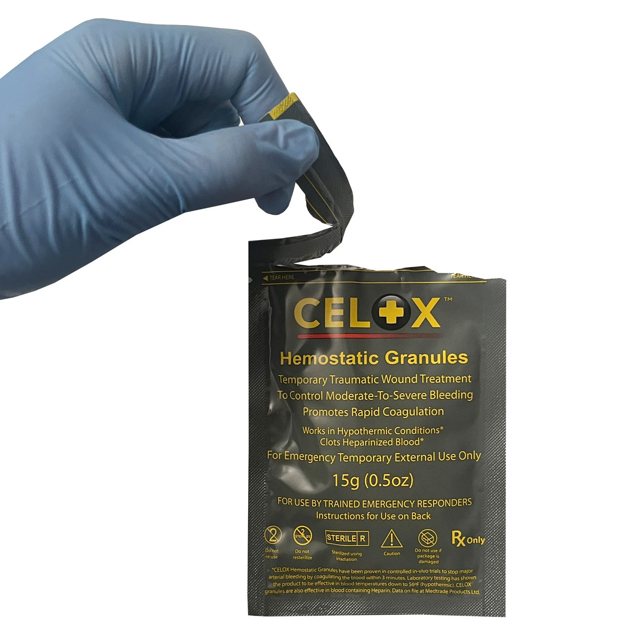 Celox 15 Gram Pouch | Celox Rapid | Hemostatic Agents