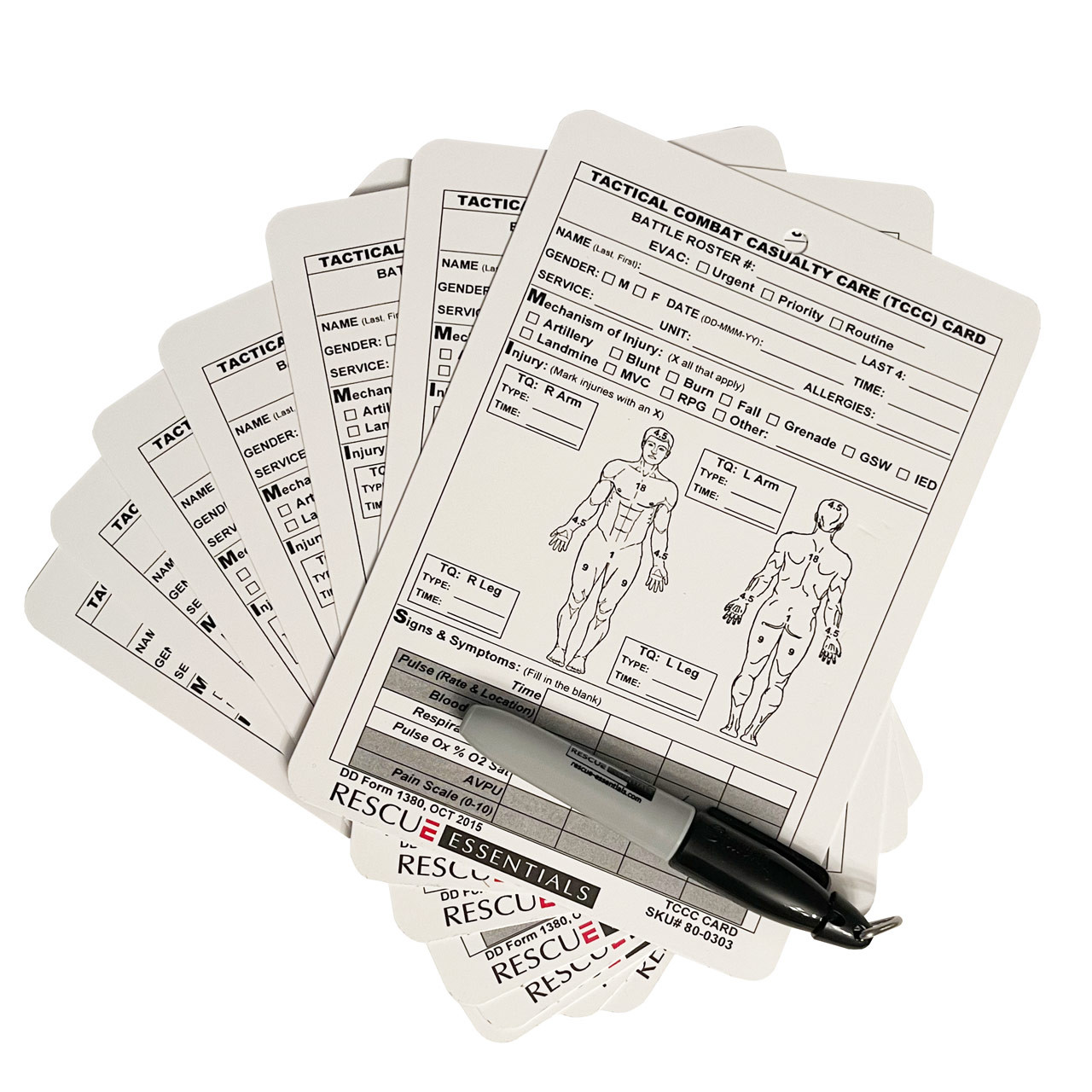 Combat Casualty Card | 8 Pack | Sharpie Marker