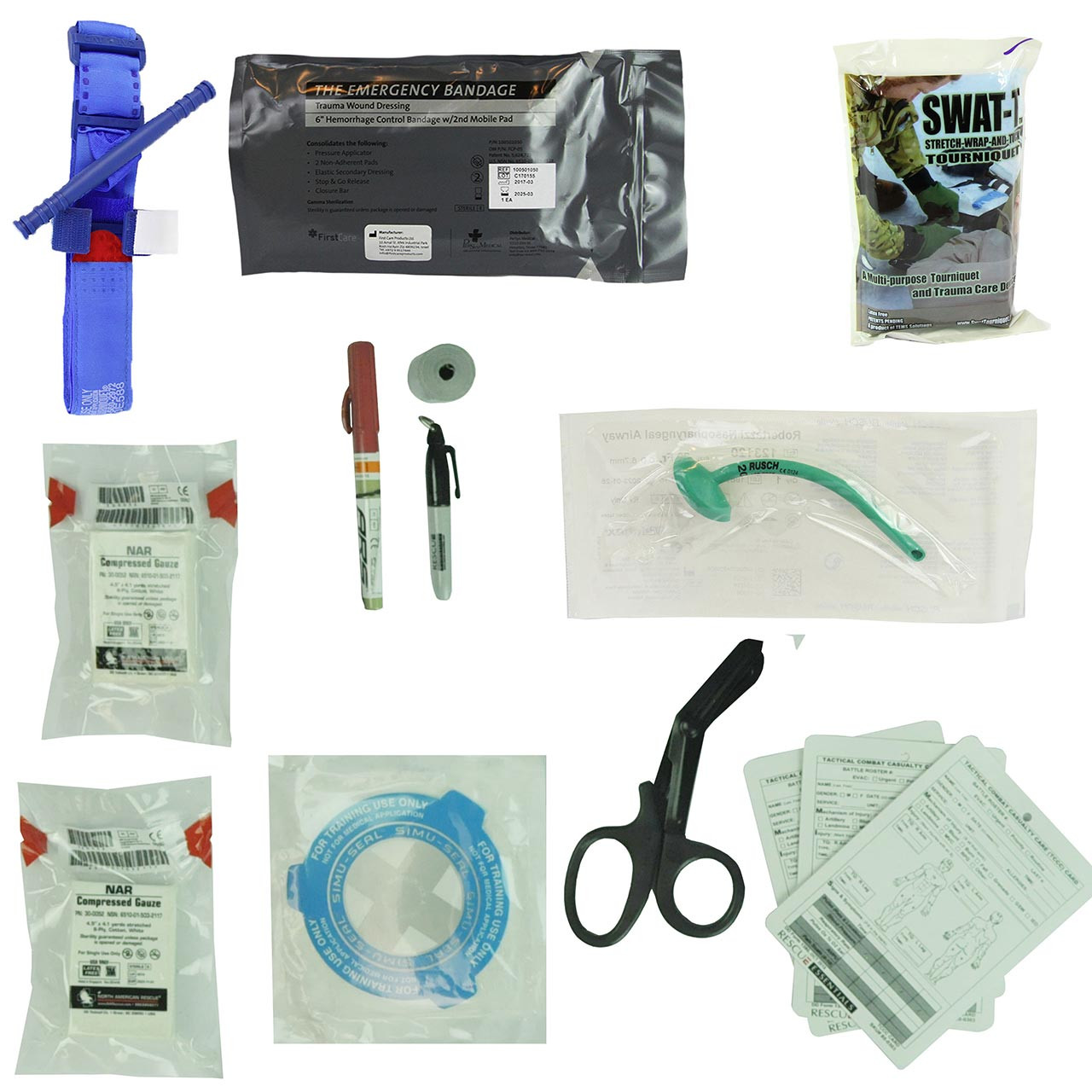 TCCC Trainer Trauma Kit
