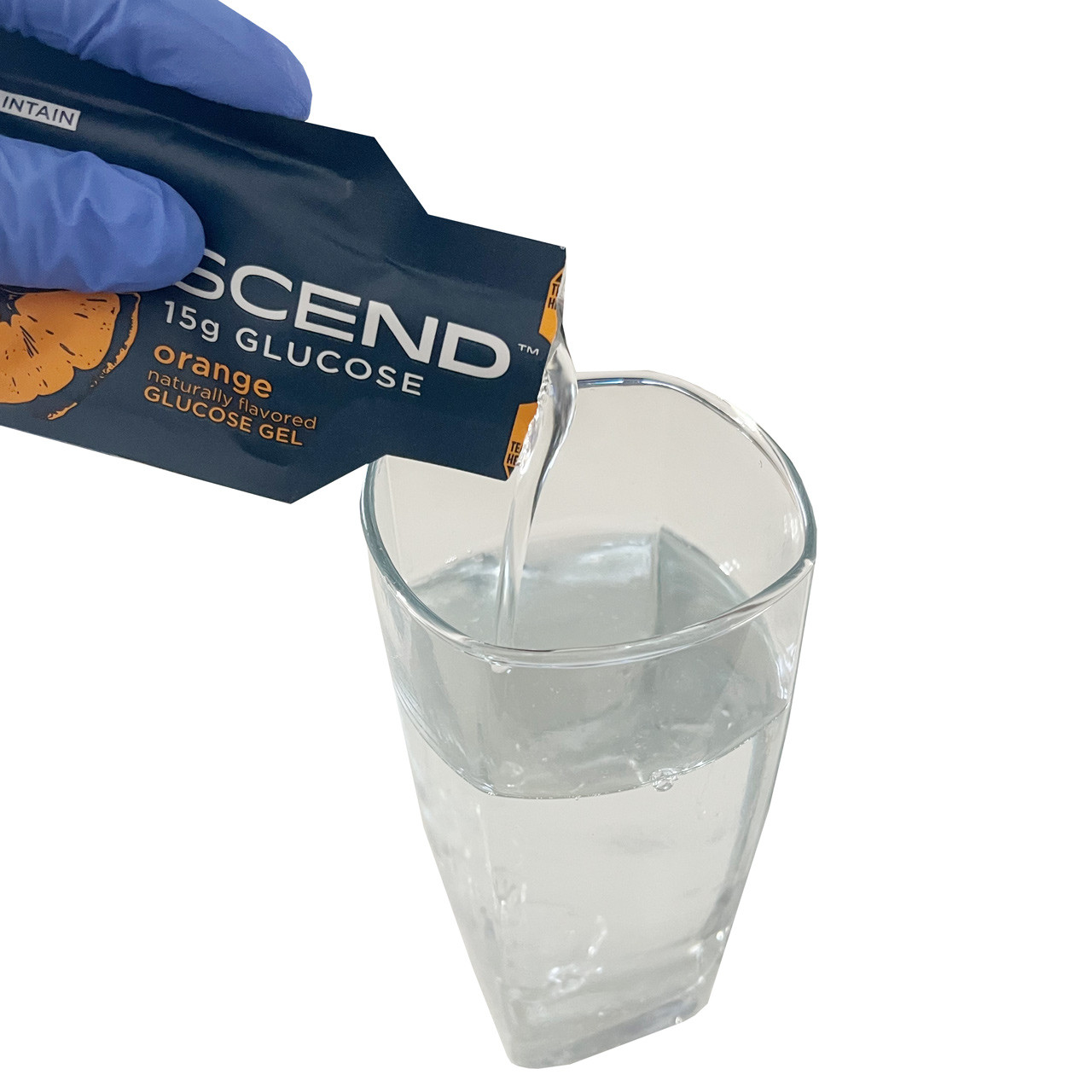 Orange Flavored Transcend Glucose Gel, 15gm