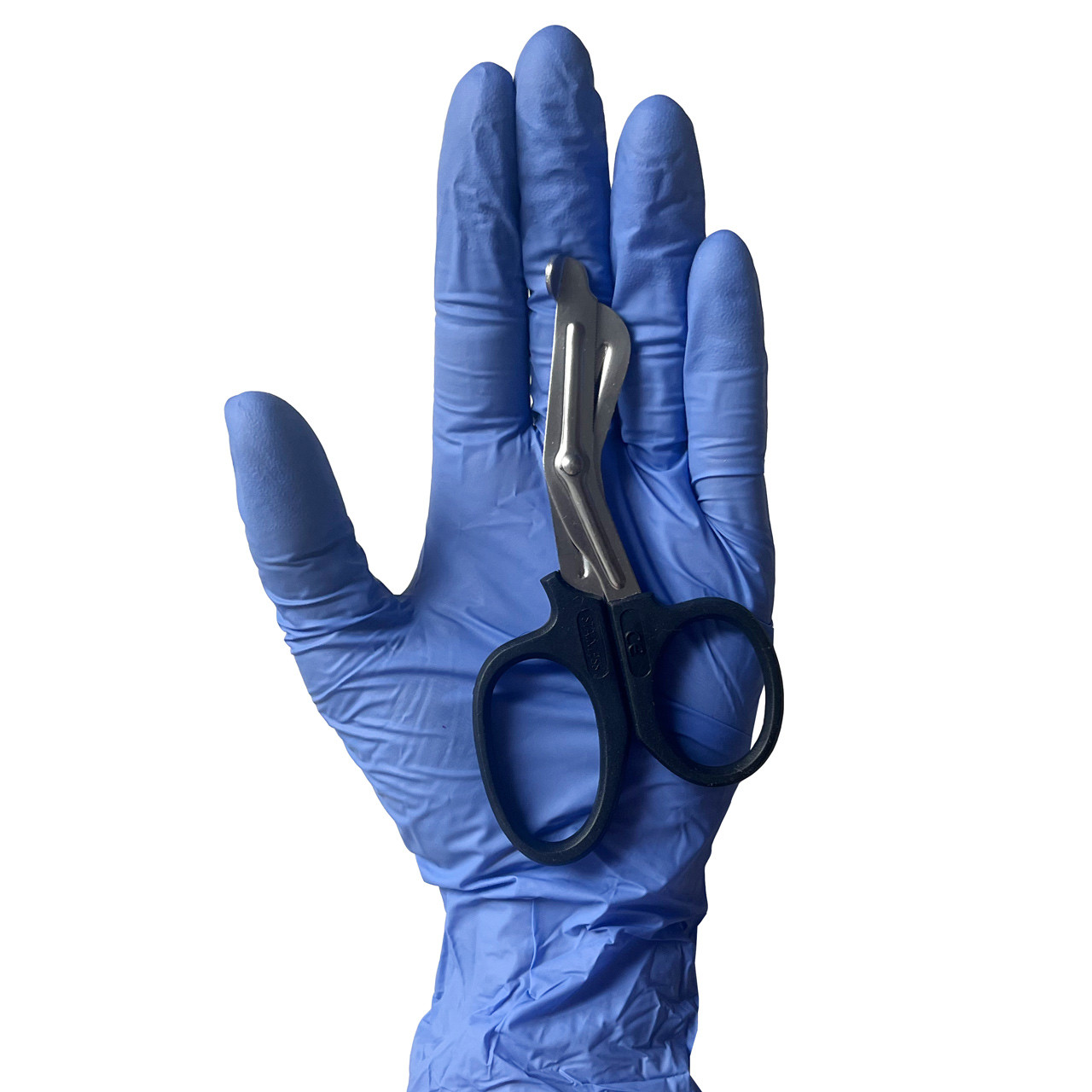 4.5" Mini Shears - Black Handle, Elongated Grip