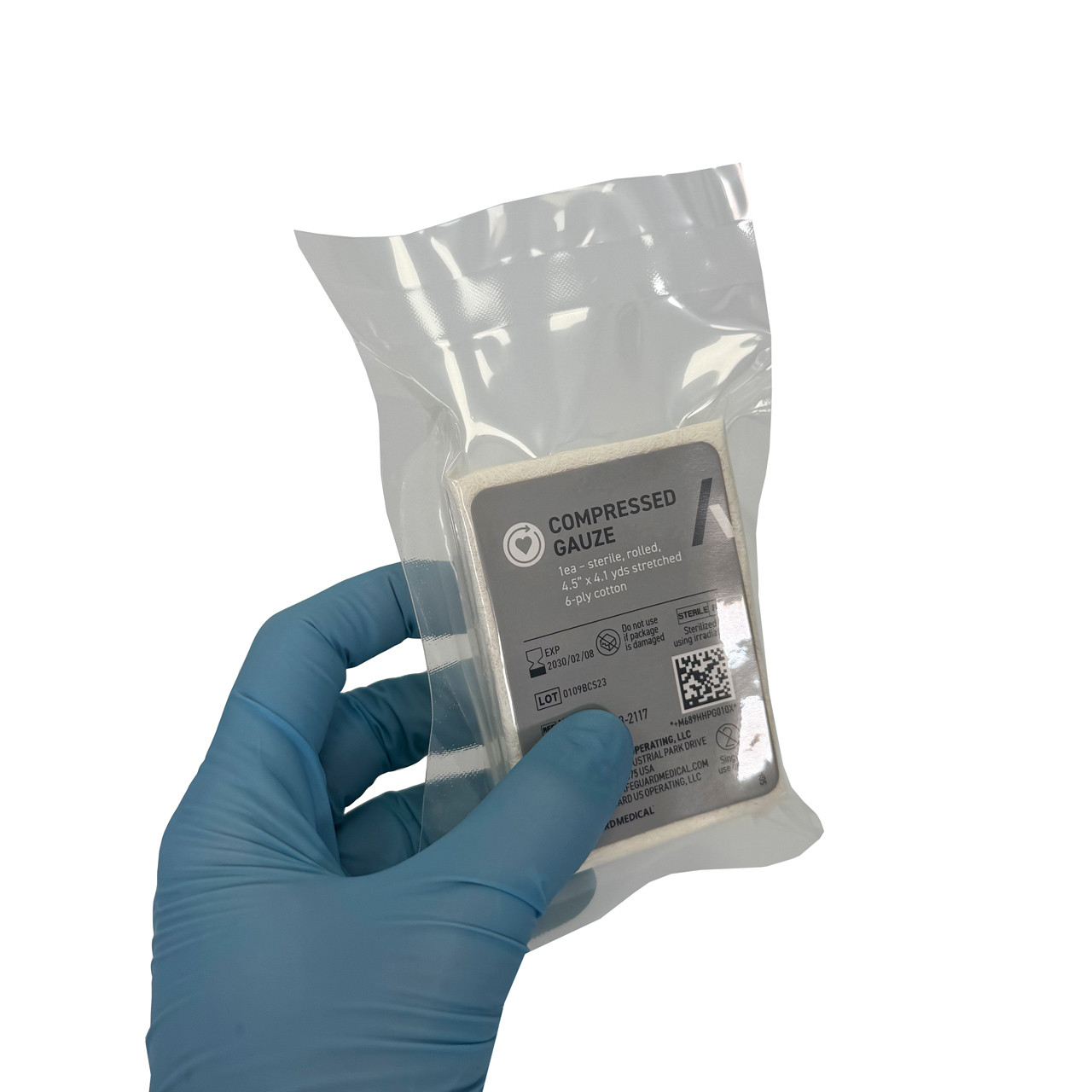Compressed Gauze
