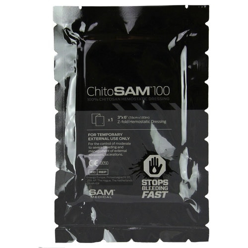 Chito-SAM 100, Z-Fold Hemostatic Dressing