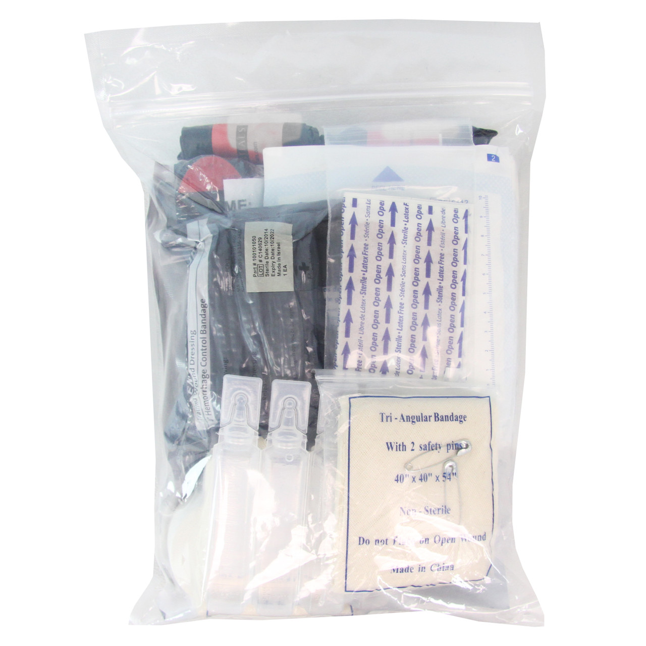 USCG Aircraft First Aid Kit Contents