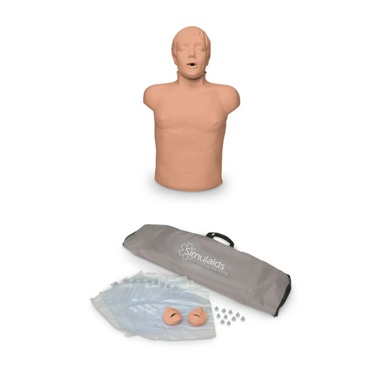 Simulaids Brad Compact CPR Training Manikin with Carry Bag