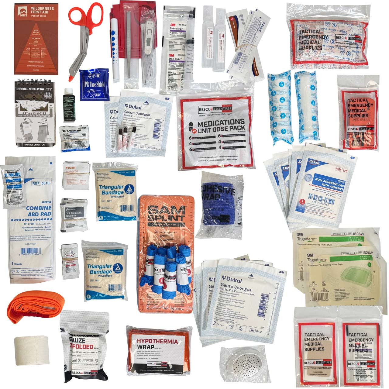 Agilis Wilderness First Aid Kit | WFA, WFR, SAR Medical Kit