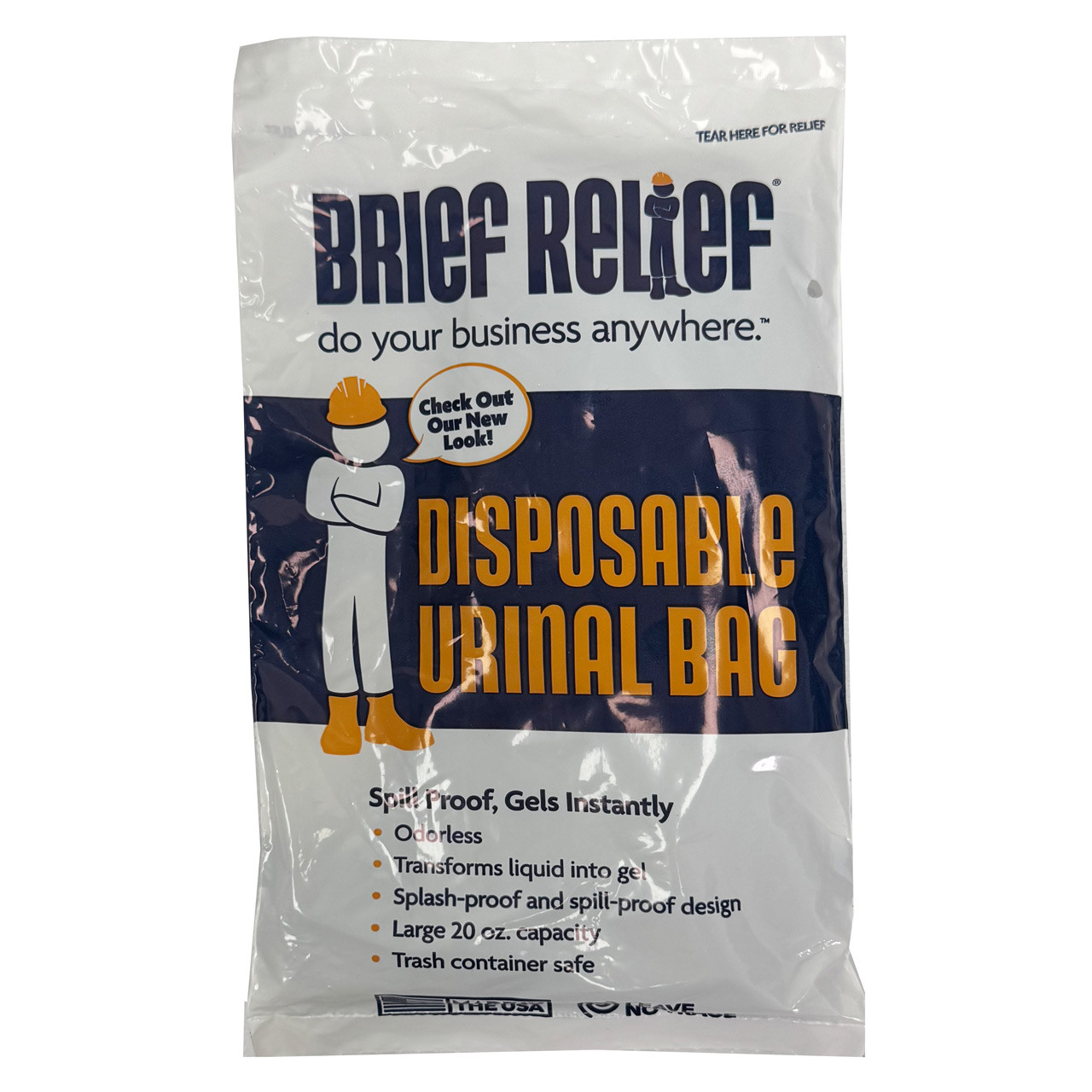 Brief Relief Liquid Waste Bag