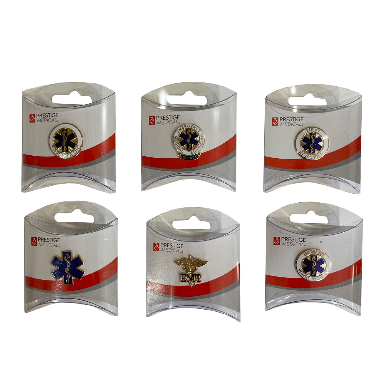 Pins - EMT, Paramedic, First Responder