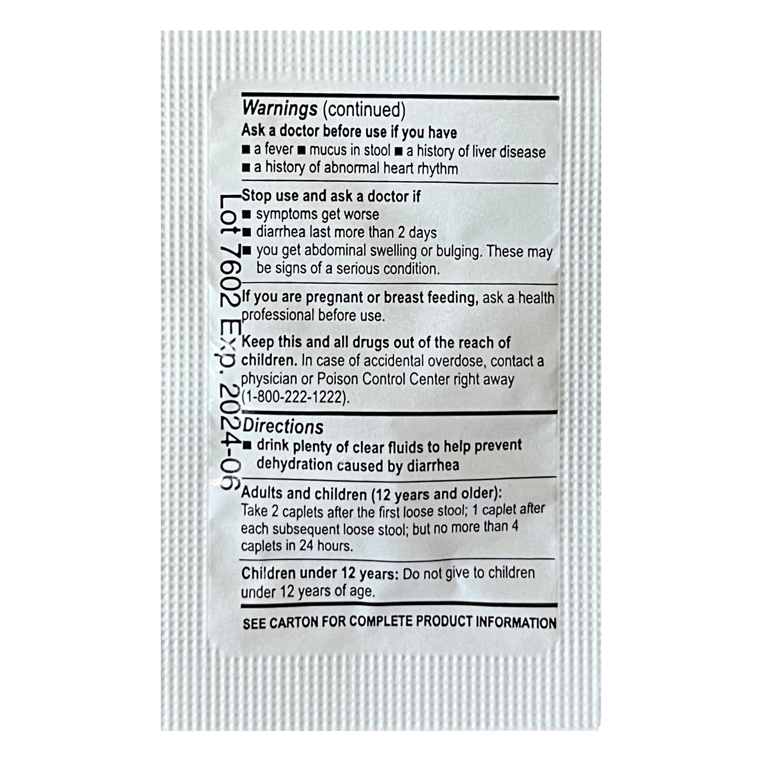 Medications Unit Dose Pack