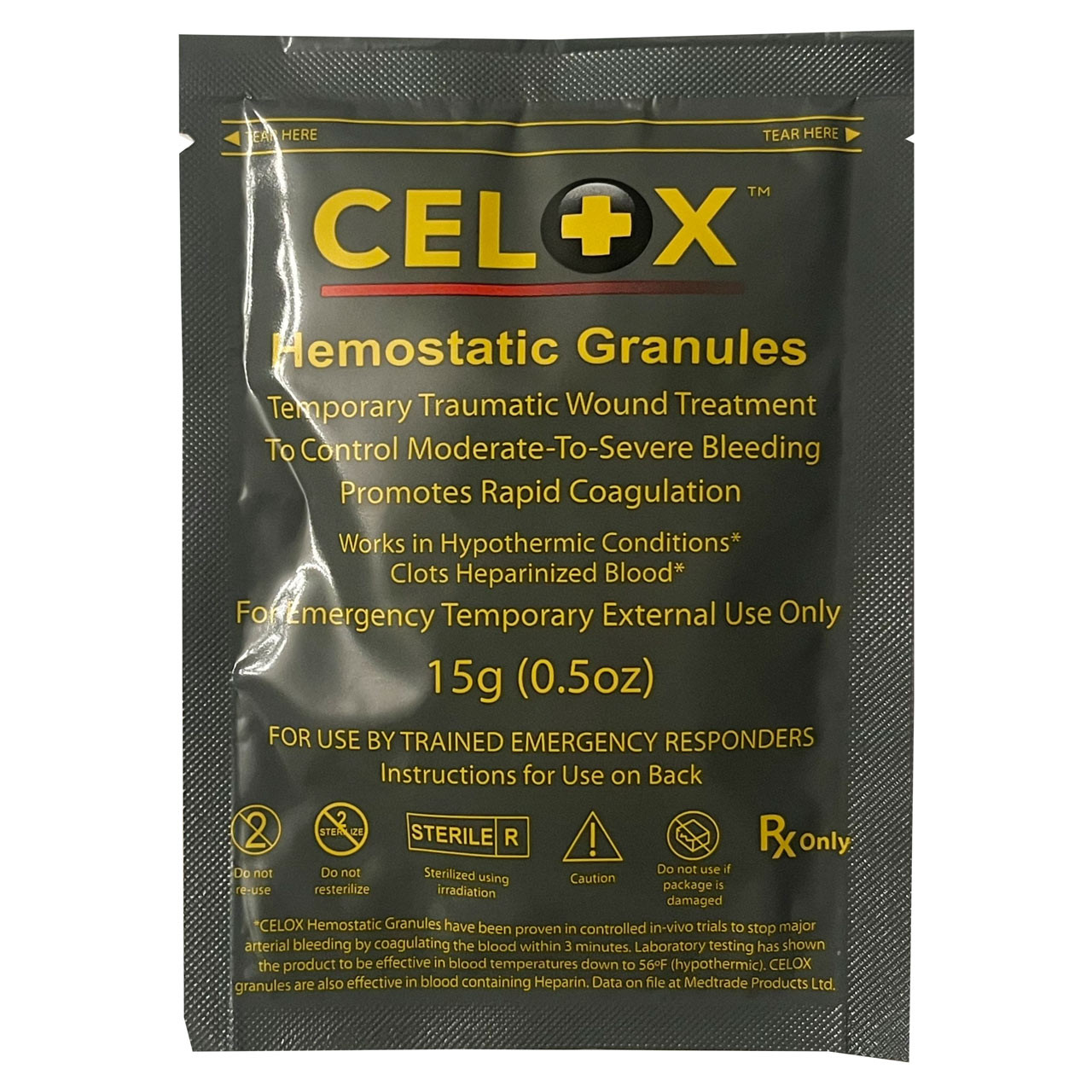 Celox 15 Gram Pouch | Celox Rapid | Hemostatic Agents