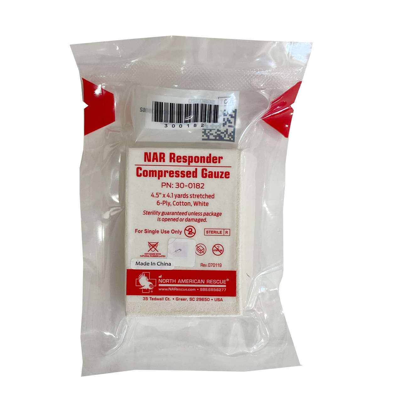 NAR Compressed Gauze