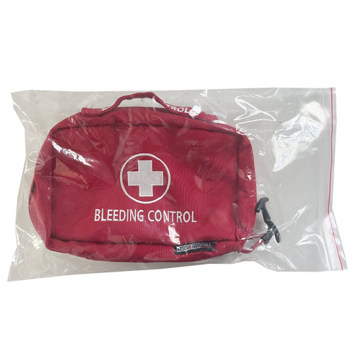 Bleeding Control Bag (Clamshell) with Cross