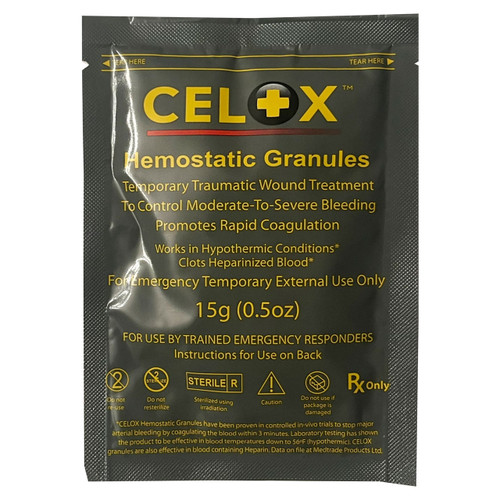 Celox 15 Gram Pouch | Celox Rapid | Hemostatic Agents