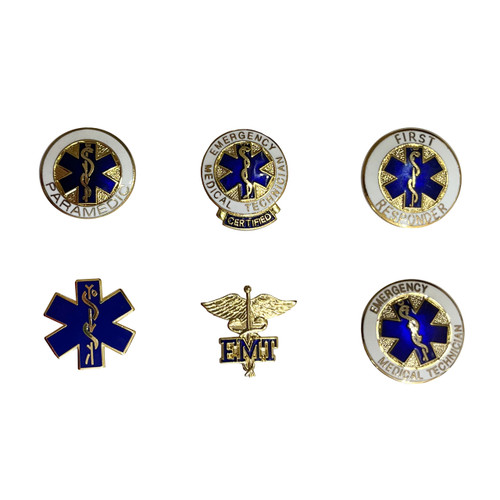 Pins - EMT, Paramedic, First Responder