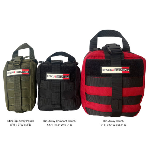 Rescue Essentials Mini Rip-Away IFAK: Tactical First Aid Kit