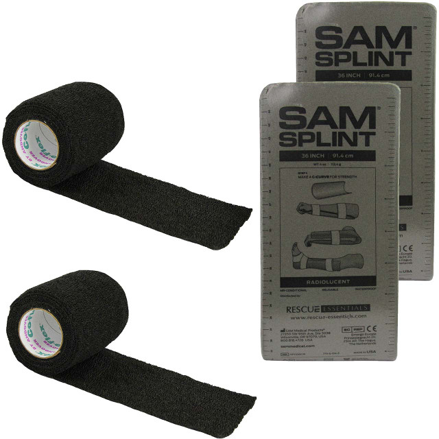 SAM Splint Combo Pack includes two 36 inch splints, two 18 inch splints ...