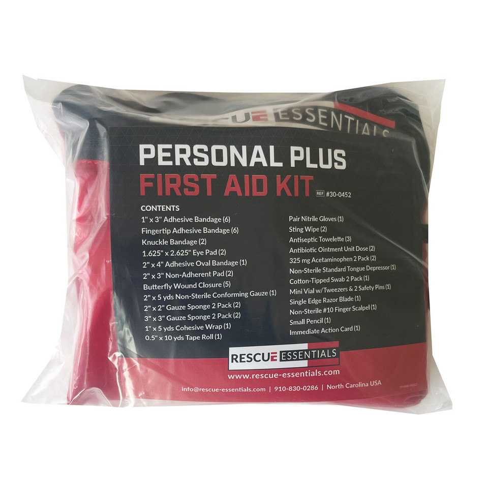 Rescue Essentials Personal Plus First Aid Kit