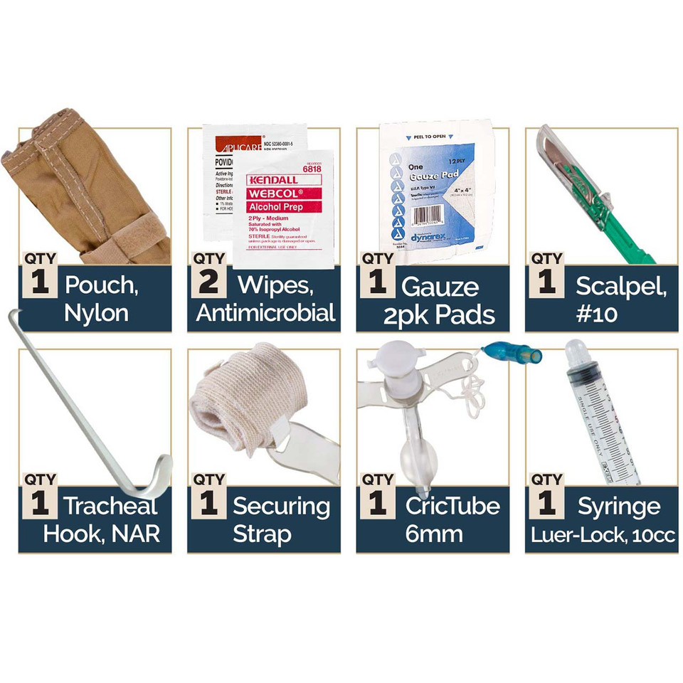 NAR Tactical Cric Kit (Surgical Cricothyroidotomy Kit)