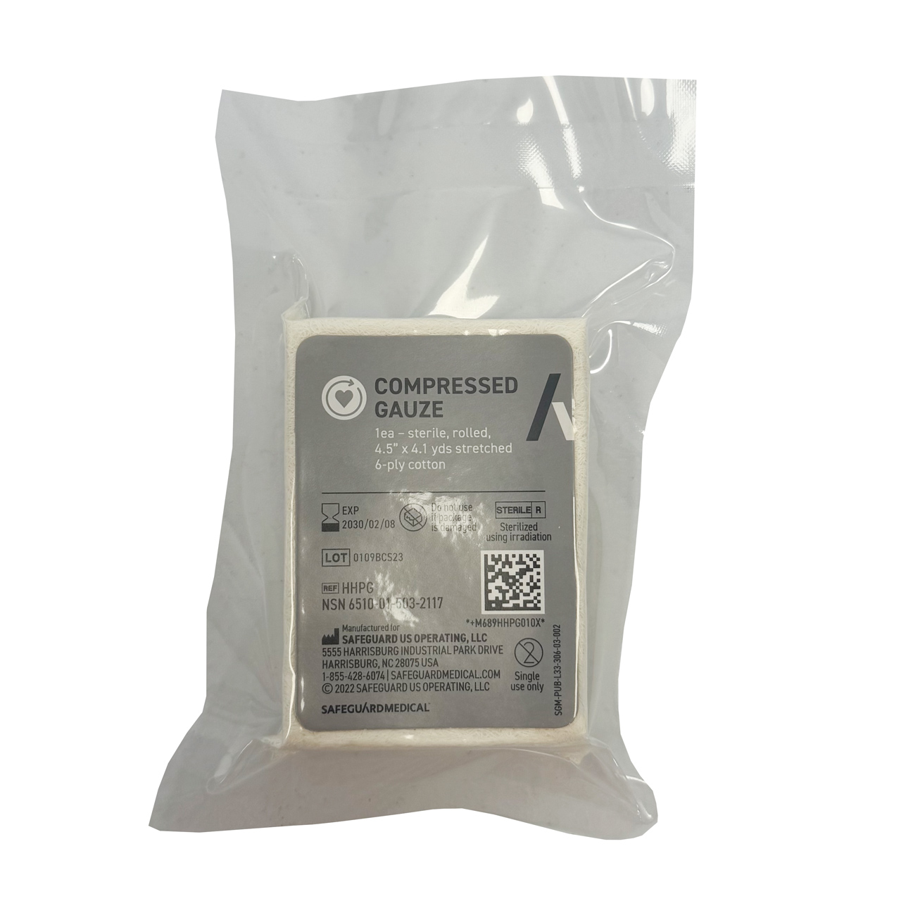 Compressed Gauze