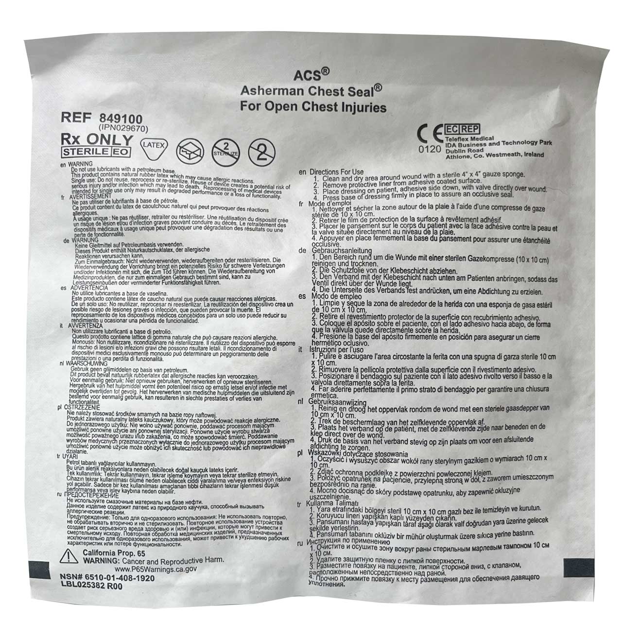 Asherman Chest Seal: Trusted Chest Seal for Emergencies