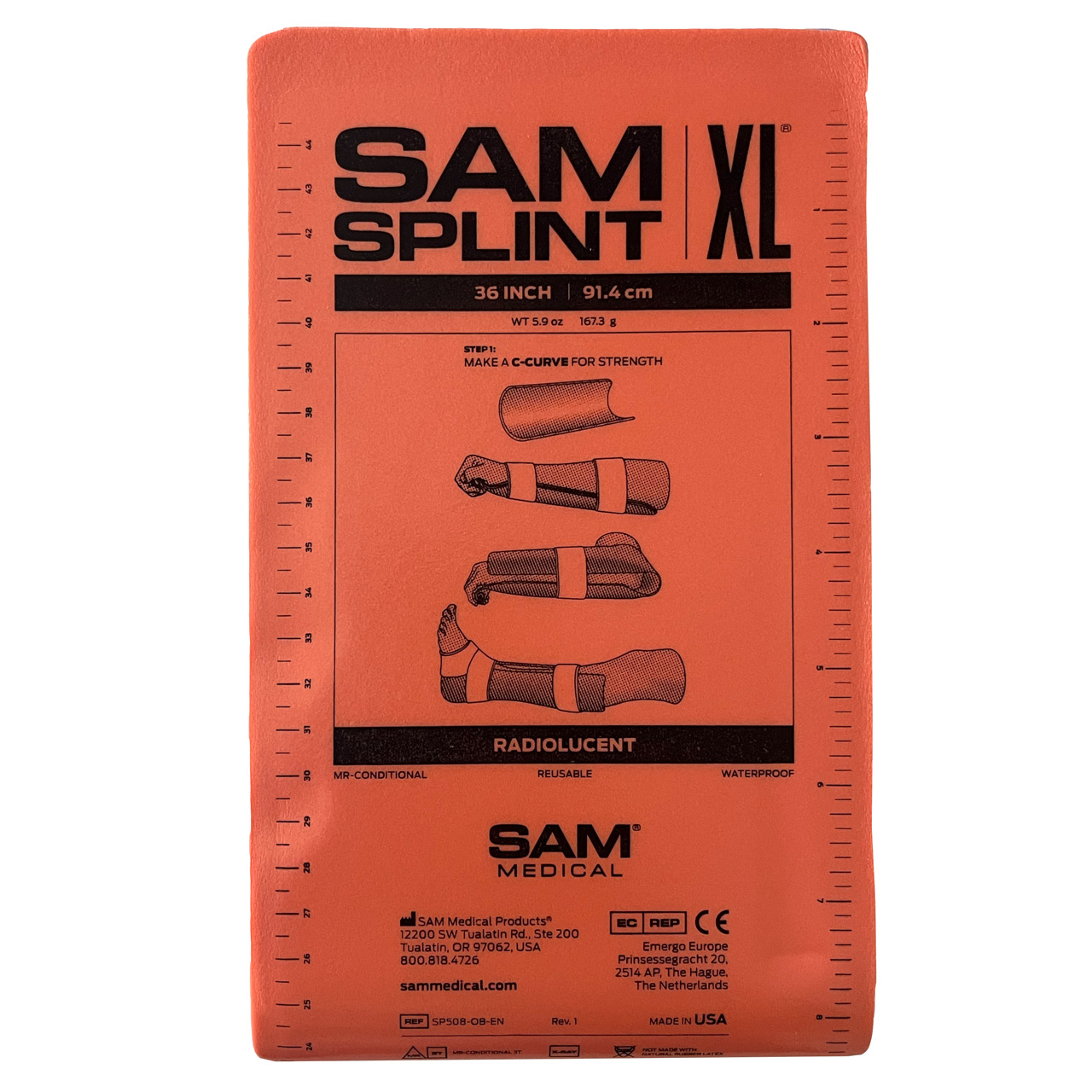 SAM Splint XL | 36" Extra Wide | Flexible Splint