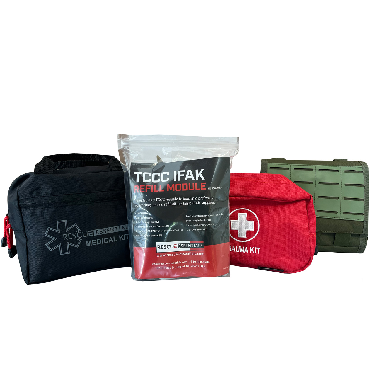 TCCC IFAK Refill Module | MARCH TCCC IFAK-Rescue Essentials