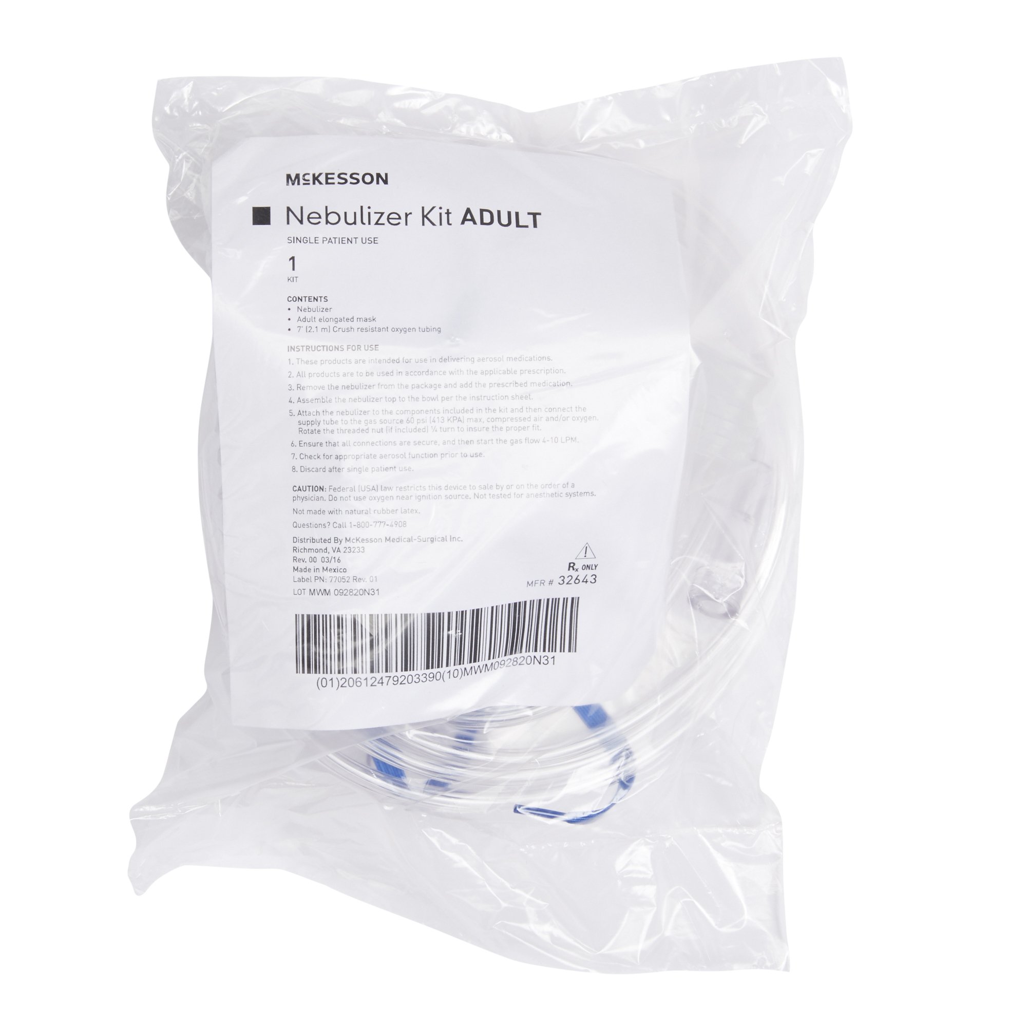 Nebulizer Mask Kit (Pediatric or Adult)