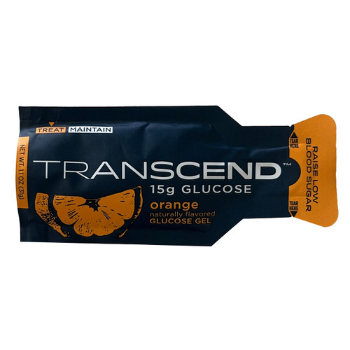 Orange Flavored Transcend Glucose Gel, 15gm