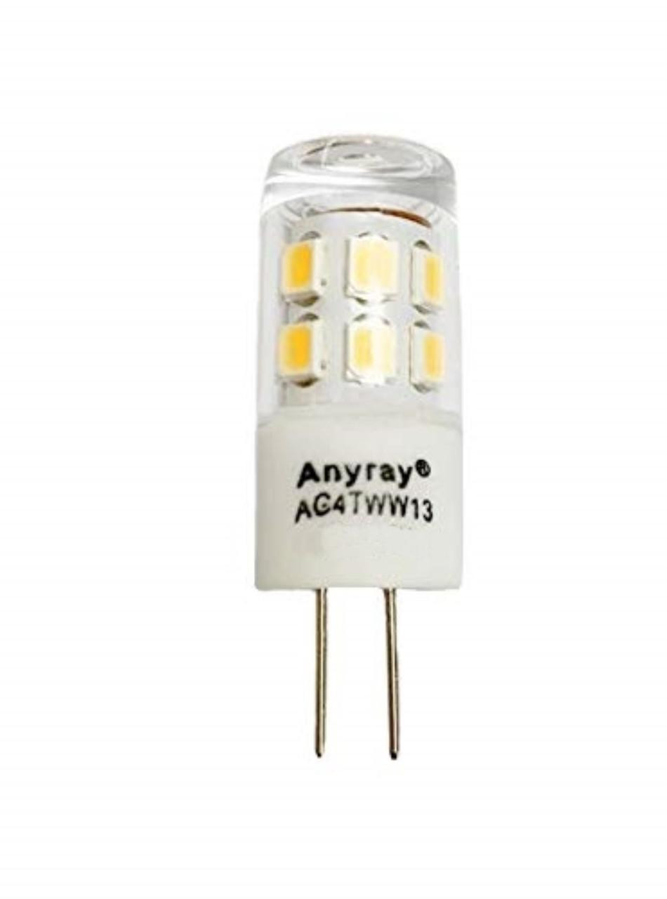 Blue G4 LED Bulb 12V AC/DC 1.6W 9-SMD Landscape Light Anyray