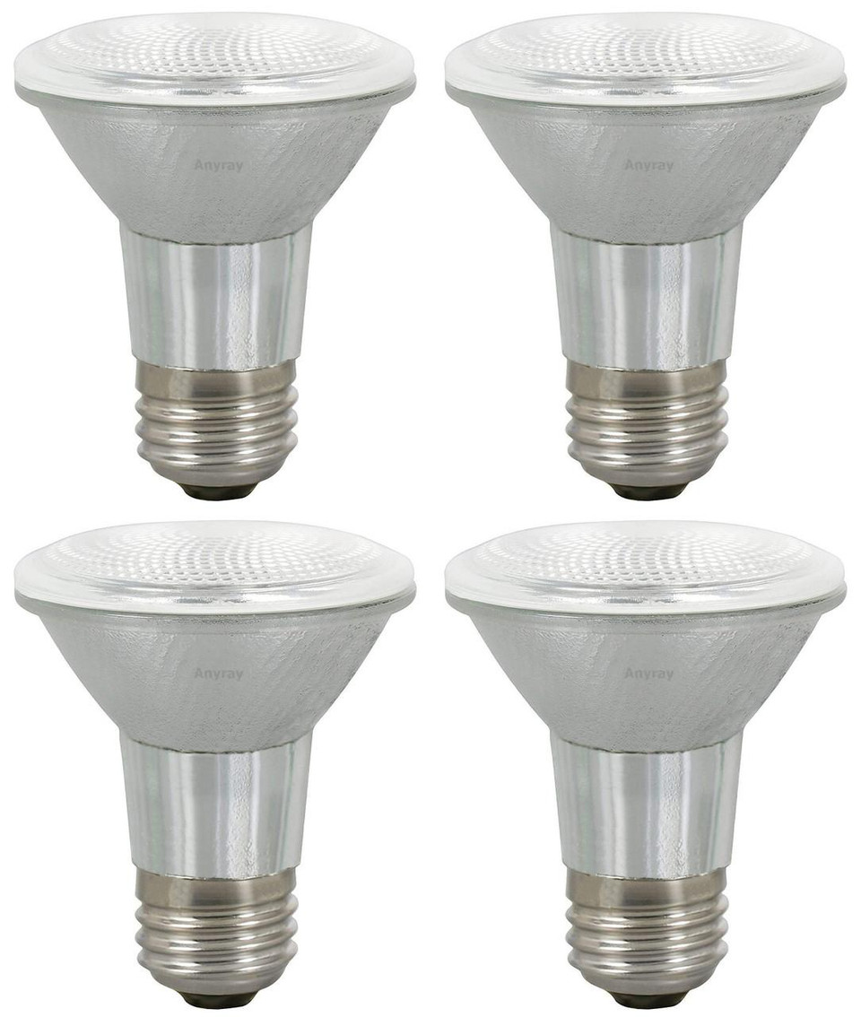 (4)-Bulbs 50W 120V PAR20 E26 Halogen Bulb for Range Hood