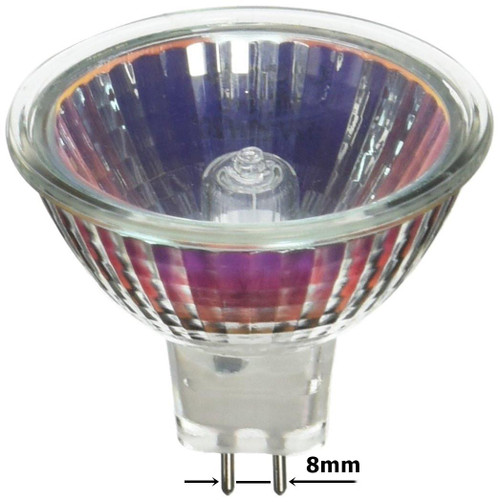 Anyray A1897Y 25W MR16 Halogen Bulb 120V GU8 G8 Bi-Pin JCDR